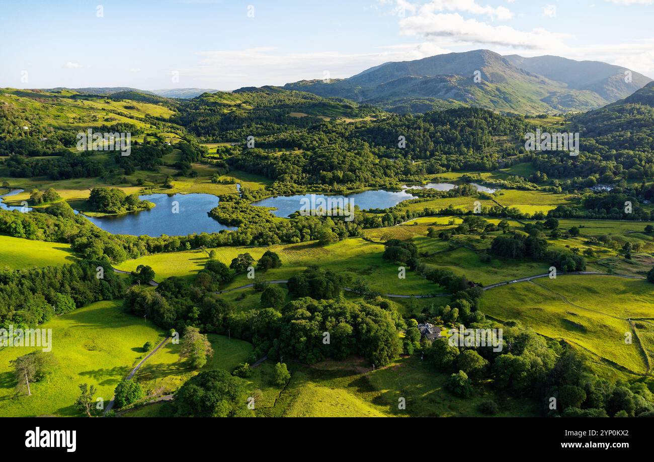 Elter Water lake near Elterwater village, Greater Langdale, Lake ...