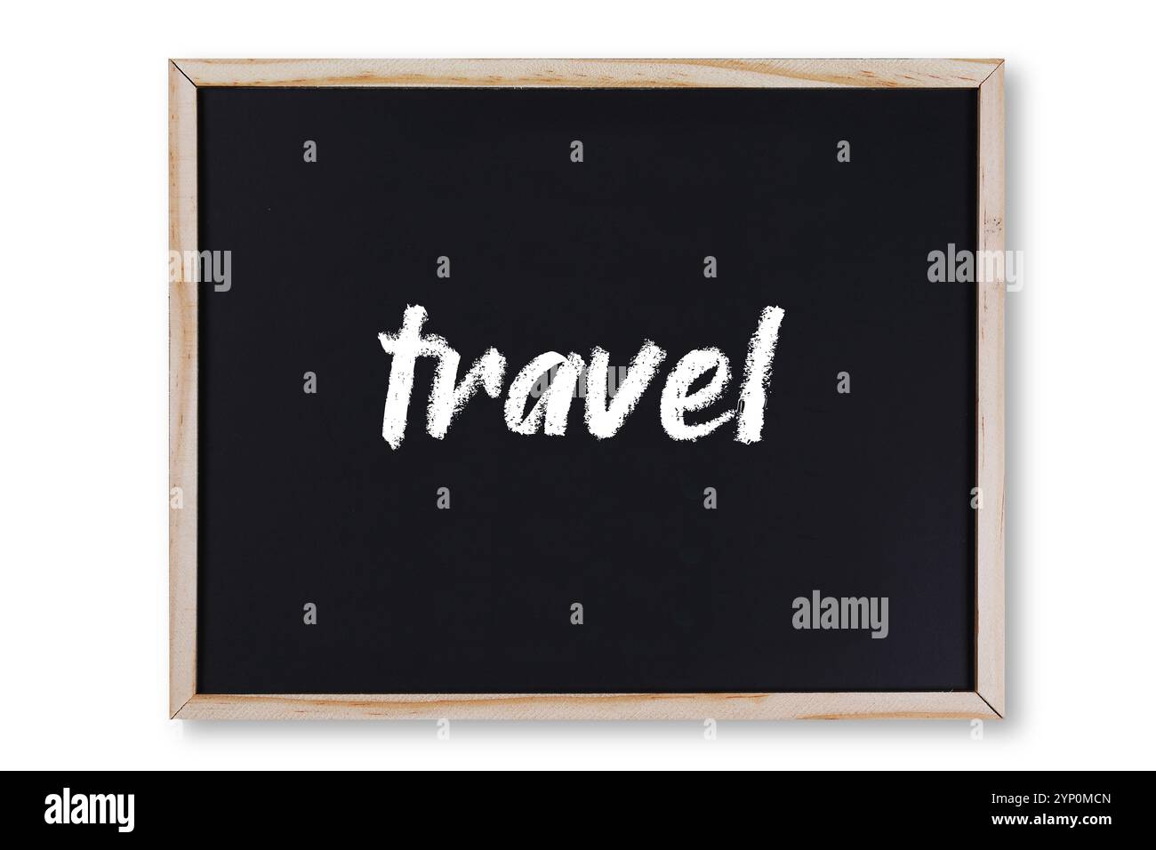 travel word in chalk on chalkboard Stock Photo - Alamy