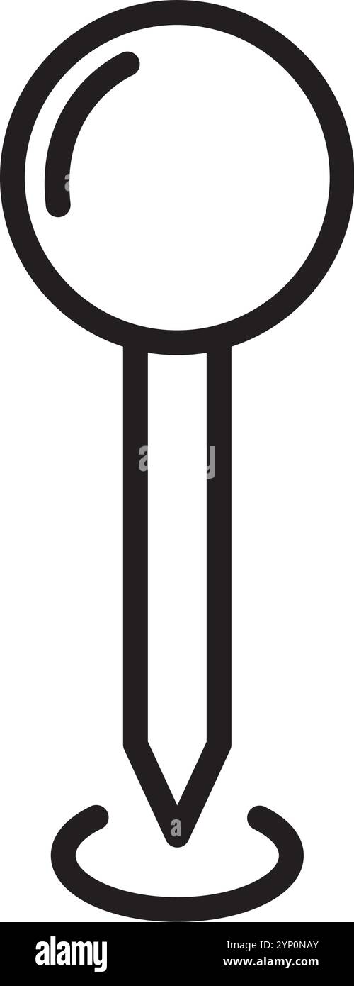 location push pin icon Stock Vector Image & Art - Alamy