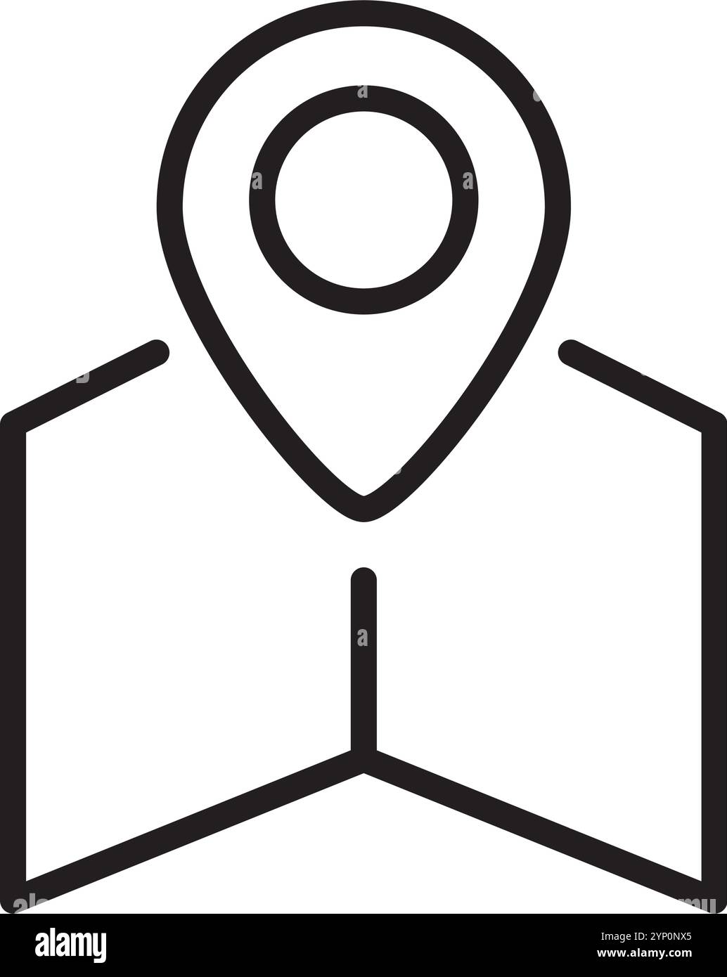 gps map location pointer icon Stock Vector Image & Art - Alamy