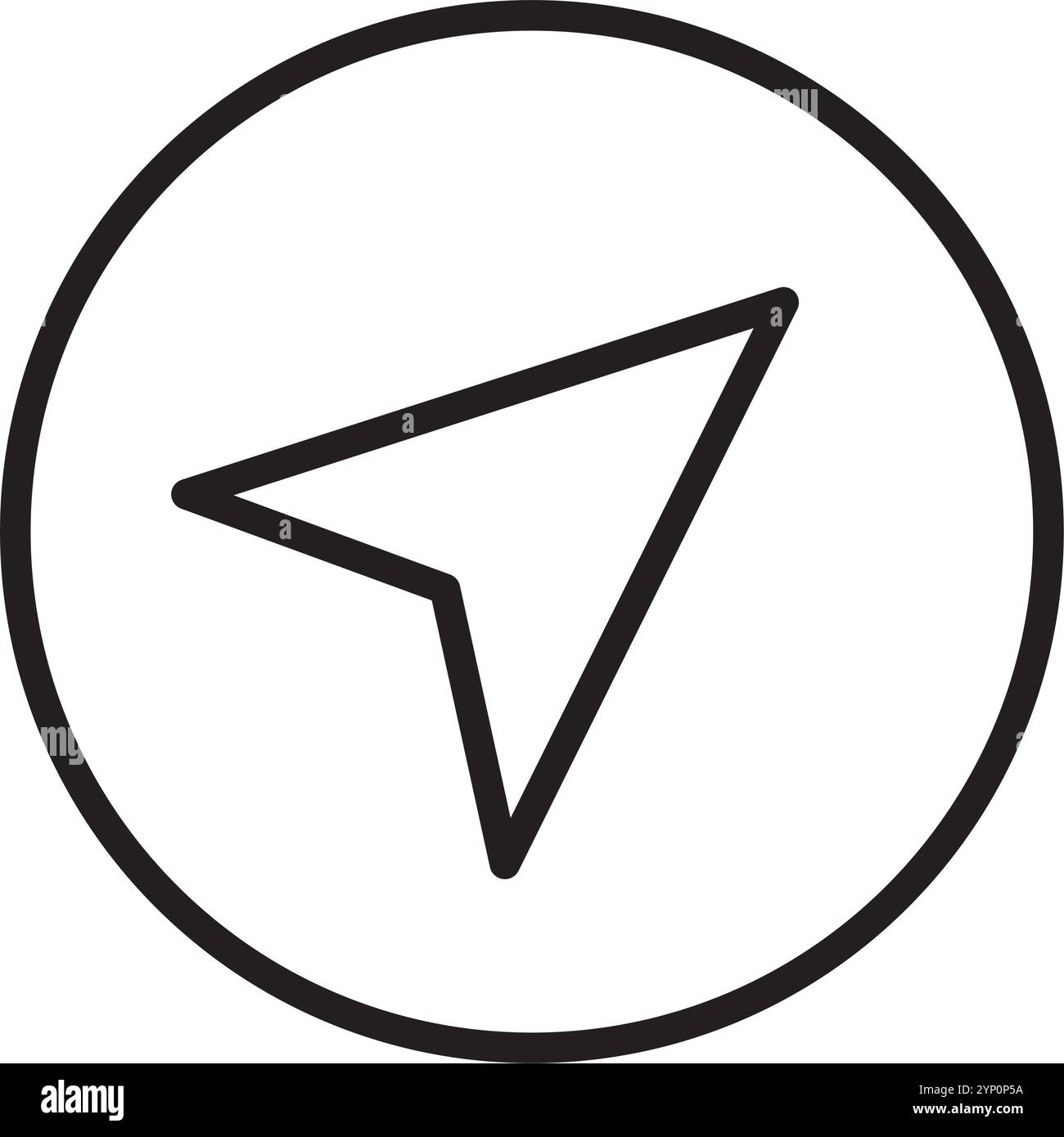 gps cursor location icon Stock Vector Image & Art - Alamy