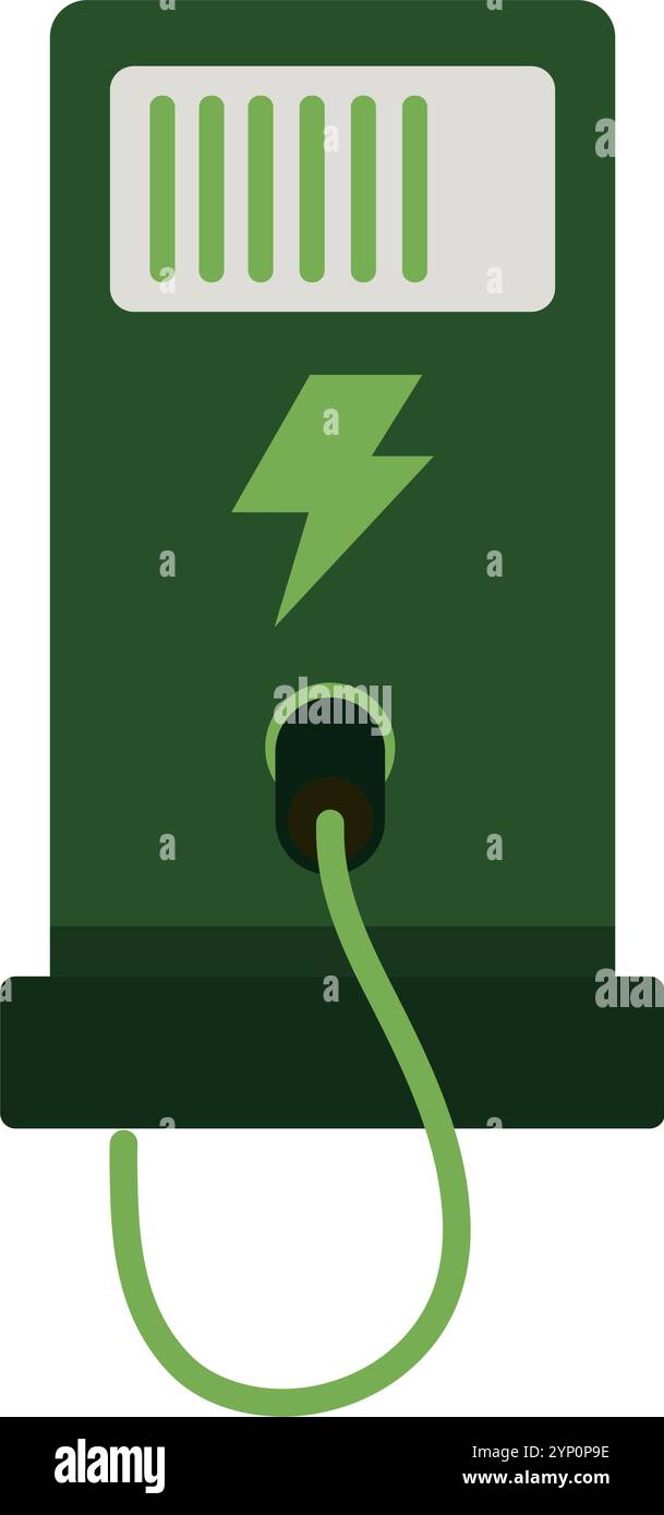 charging point station for hybrid vehicles Stock Vector Image & Art - Alamy