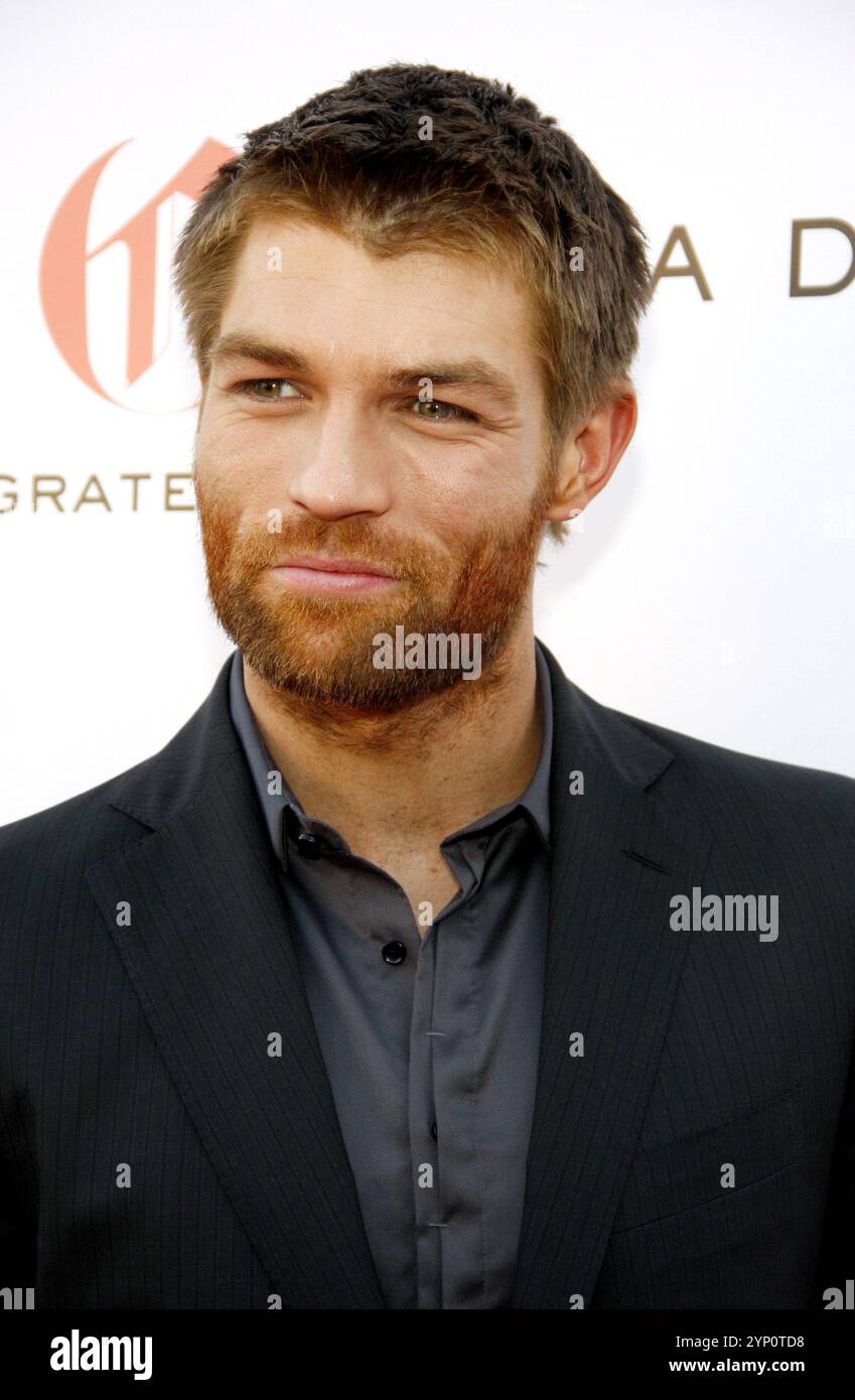 LOS ANGELES, CA - MAY 31, 2012: Liam McIntyre at the Starz Celebrates ...