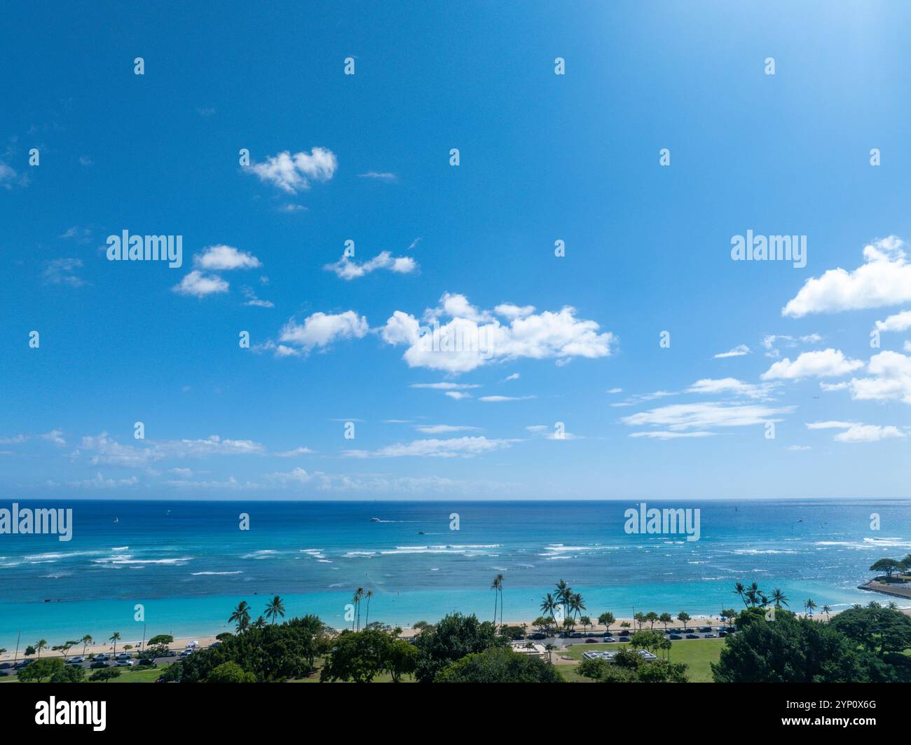 Ala Moana Beach Park, Waikiki, Honolulu,Oahu, Hawaii Stock Photo - Alamy