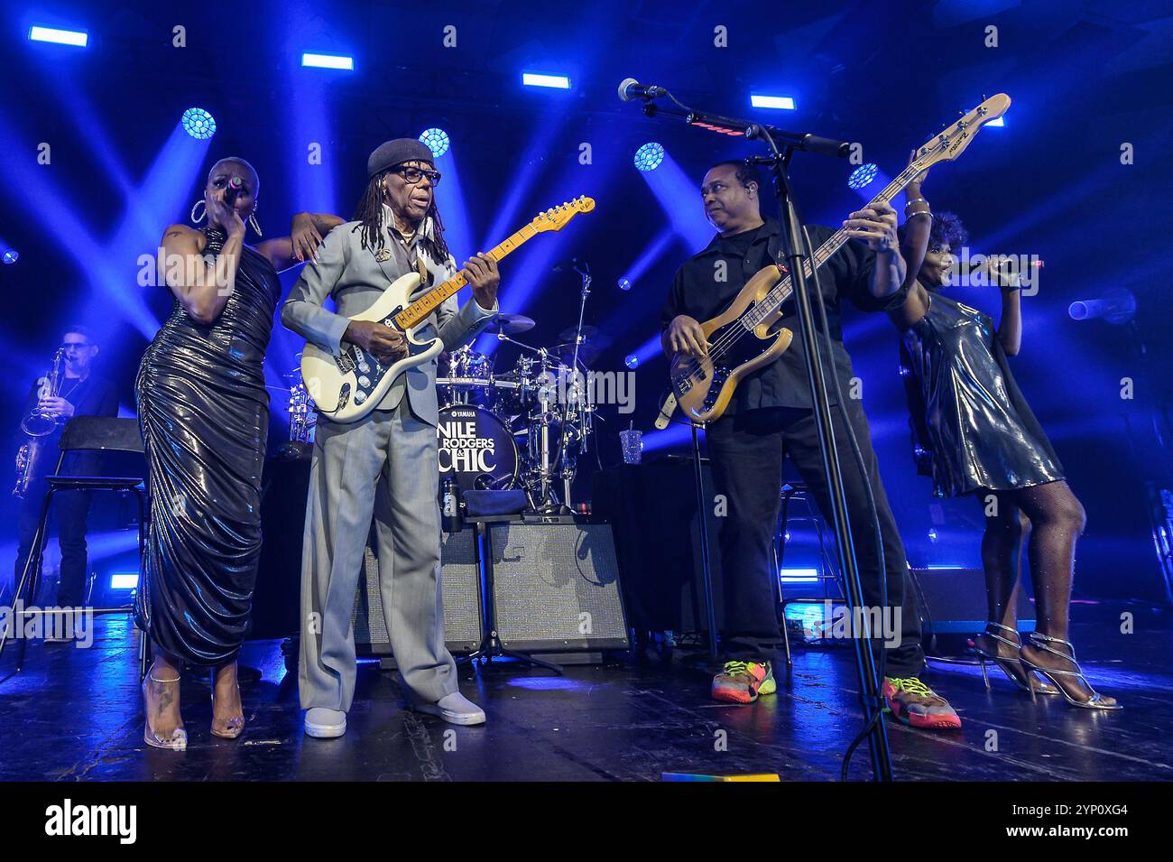 Glasgow, UK. 27th Nov, 2024. Nile Rodgers & Chic - Nile Rodgers, Jerry ...