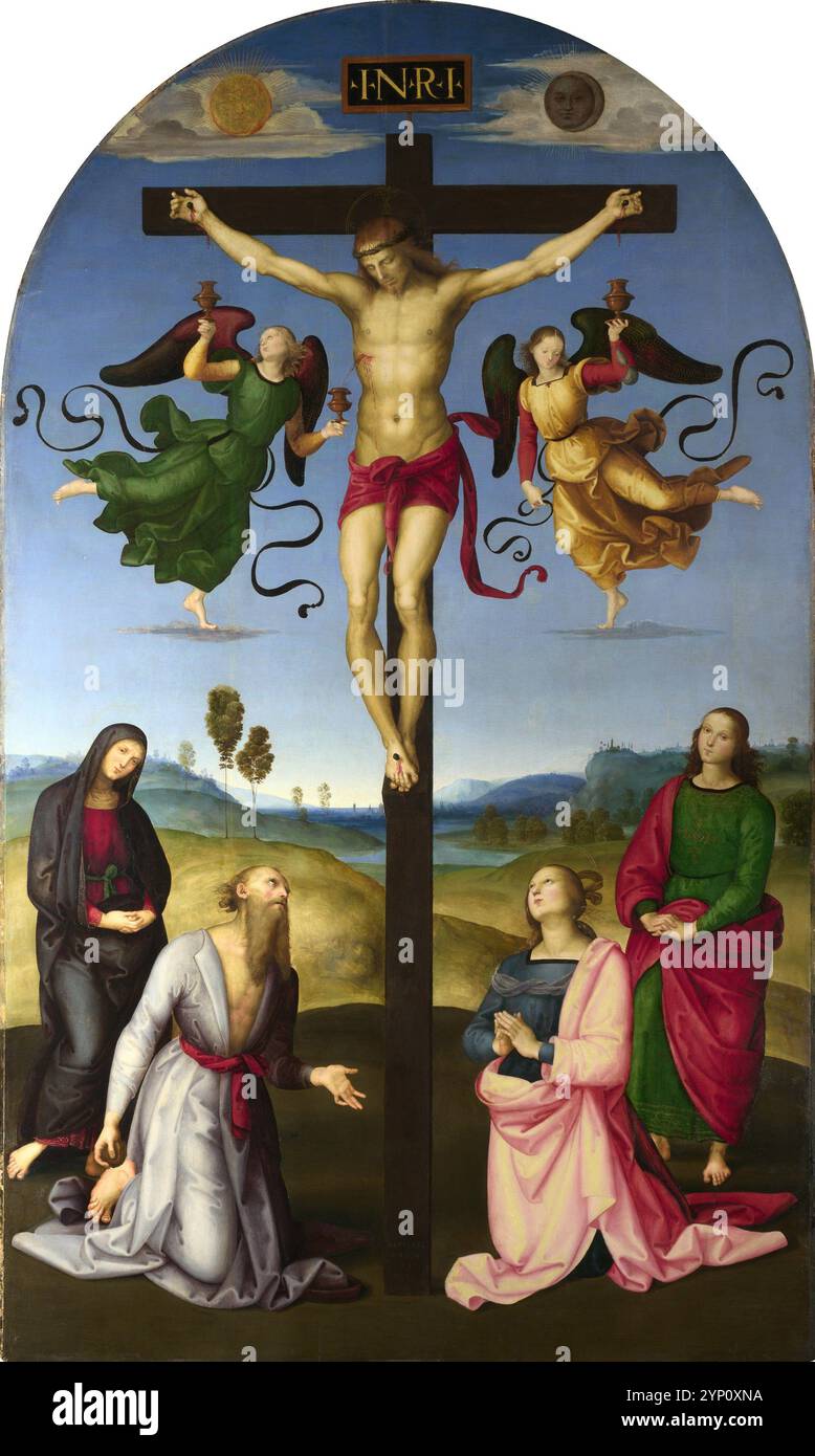 The Mond Crucifixion or Gavari Altarpiece is an oil on poplar panel dated to 1502–1503, making ...