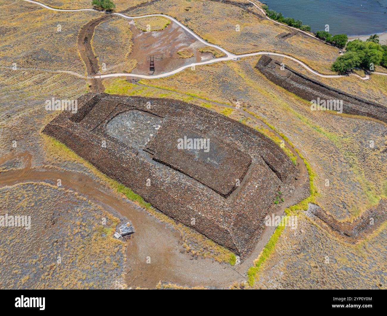 Puukohala Heiau National Historic Site, Kawaihae, Kohala Coast, Island ...