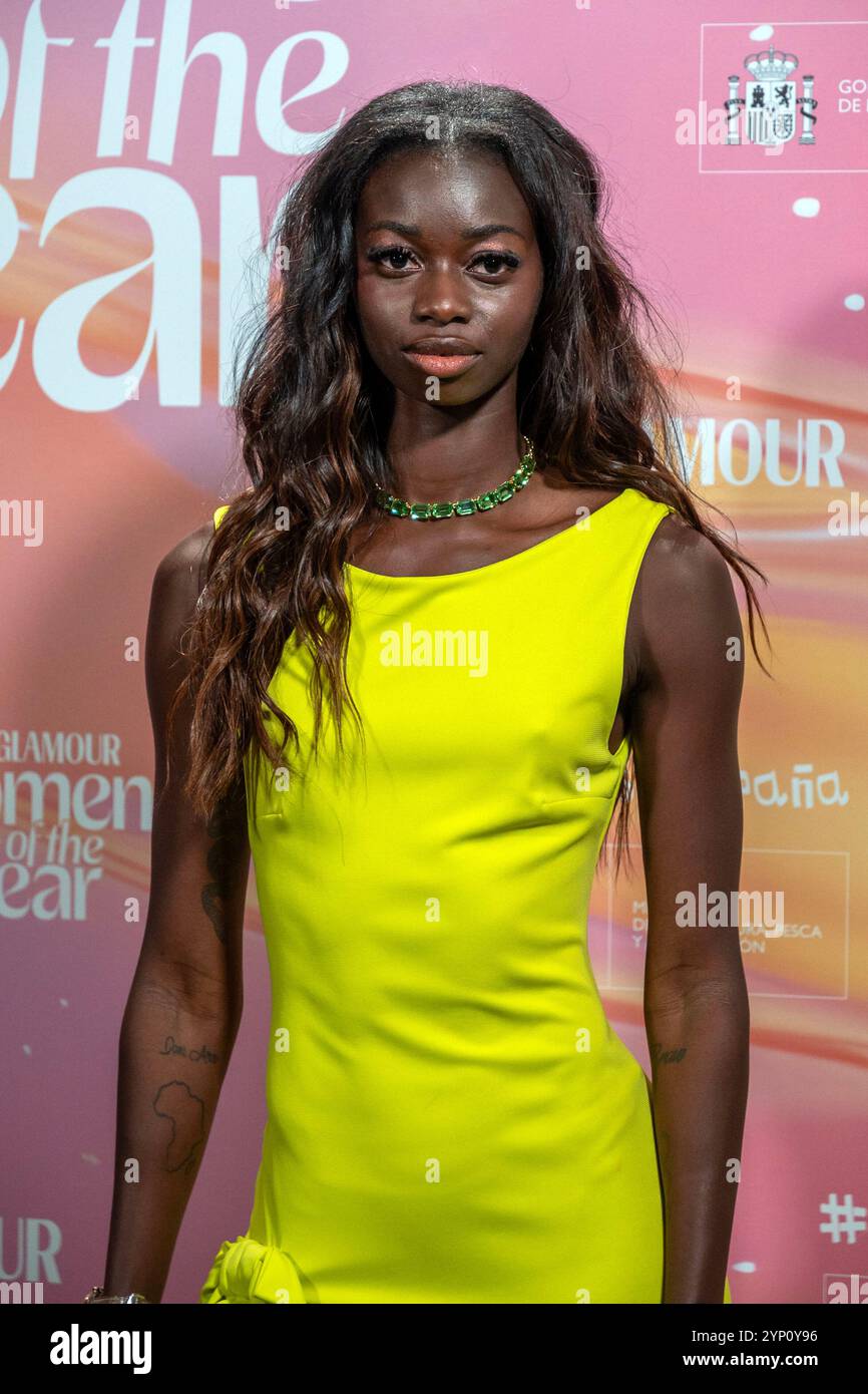 Madrid, Spain. 27th Nov, 2024. Stunning Spanish Olympic medalist long ...