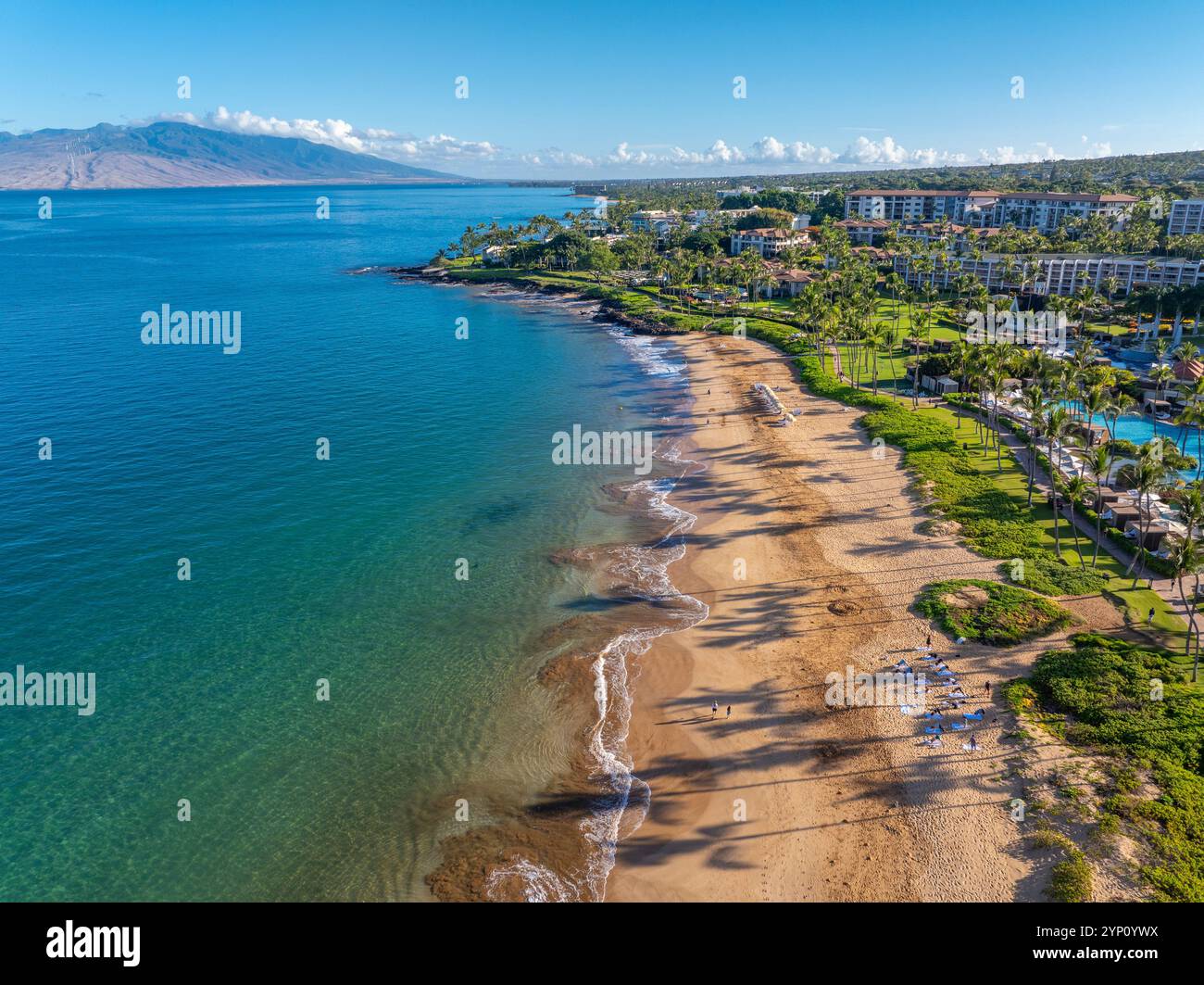 Wailea Beach, Wailea, Maui, Hawaii Stock Photo - Alamy
