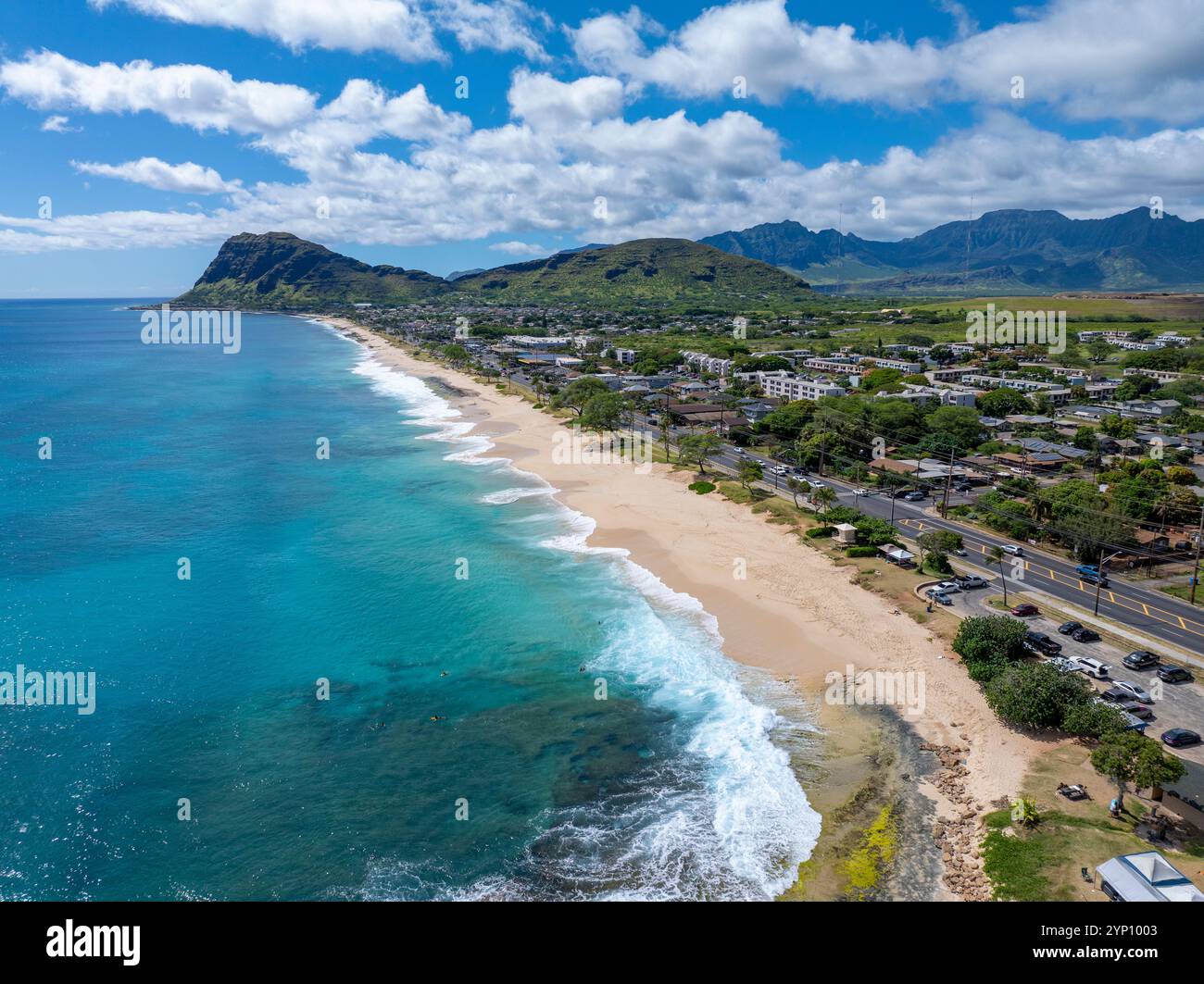 Nanakuli Beach, Waianae Coast, Oahu, Hawaii Stock Photo - Alamy