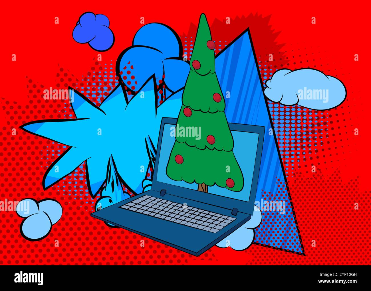 Evergreen display Stock Vector Images - Alamy