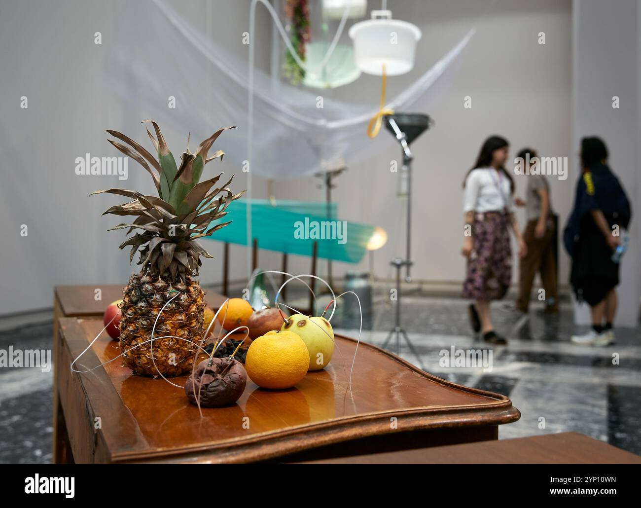 02.07.2024, Italy, Veneto, Venice - An installation by the artist Yuko ...