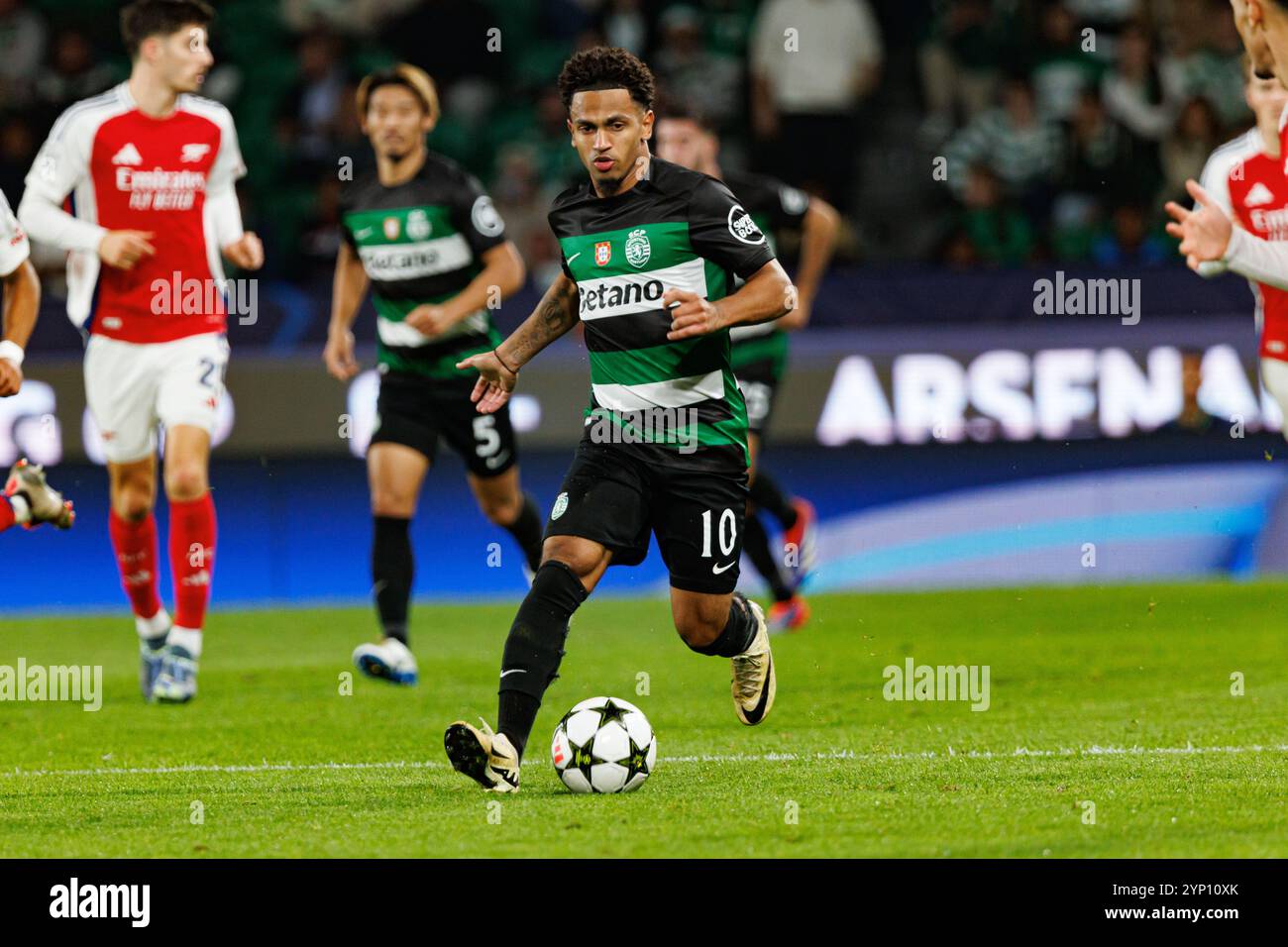 Marcus Edwards seen during UEFA Champions League game between teams of ...