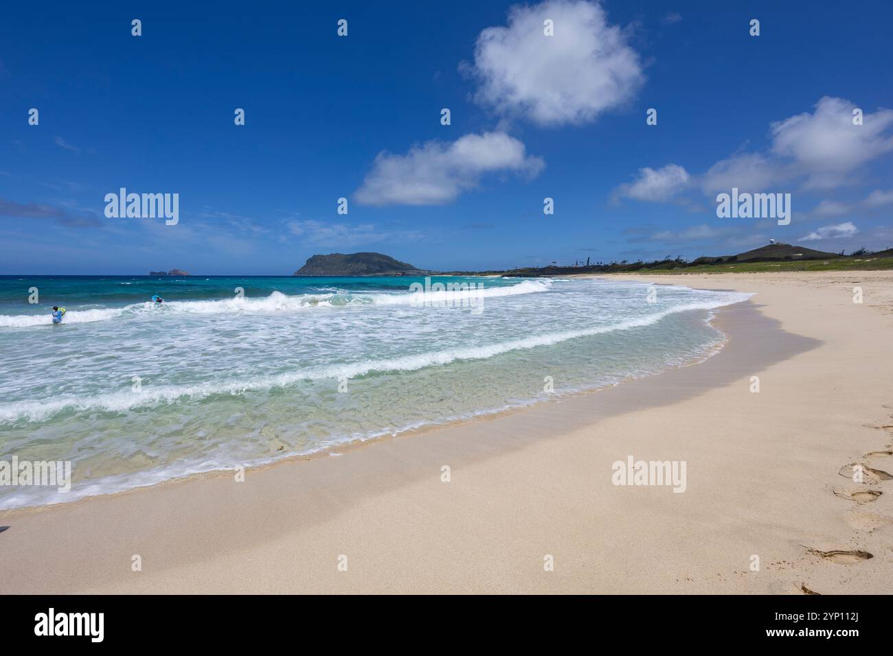 Pyramid Rock Beach , Kaneohe Marine Base, KMAC, Kaneohe, Hawaii Stock ...