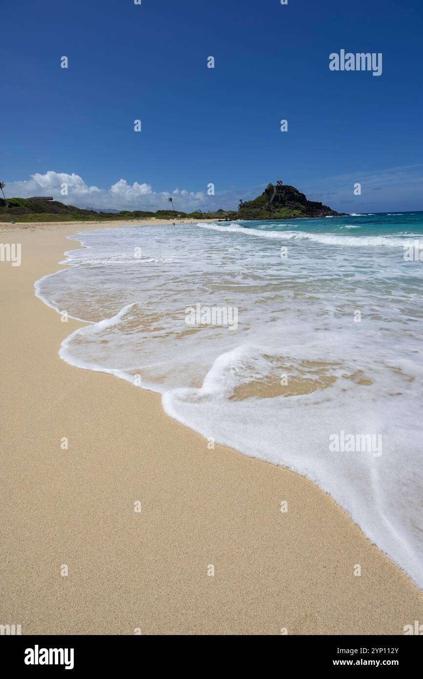 Pyramid Rock Beach , Kaneohe Marine Base, KMAC, Kaneohe, Hawaii Stock ...