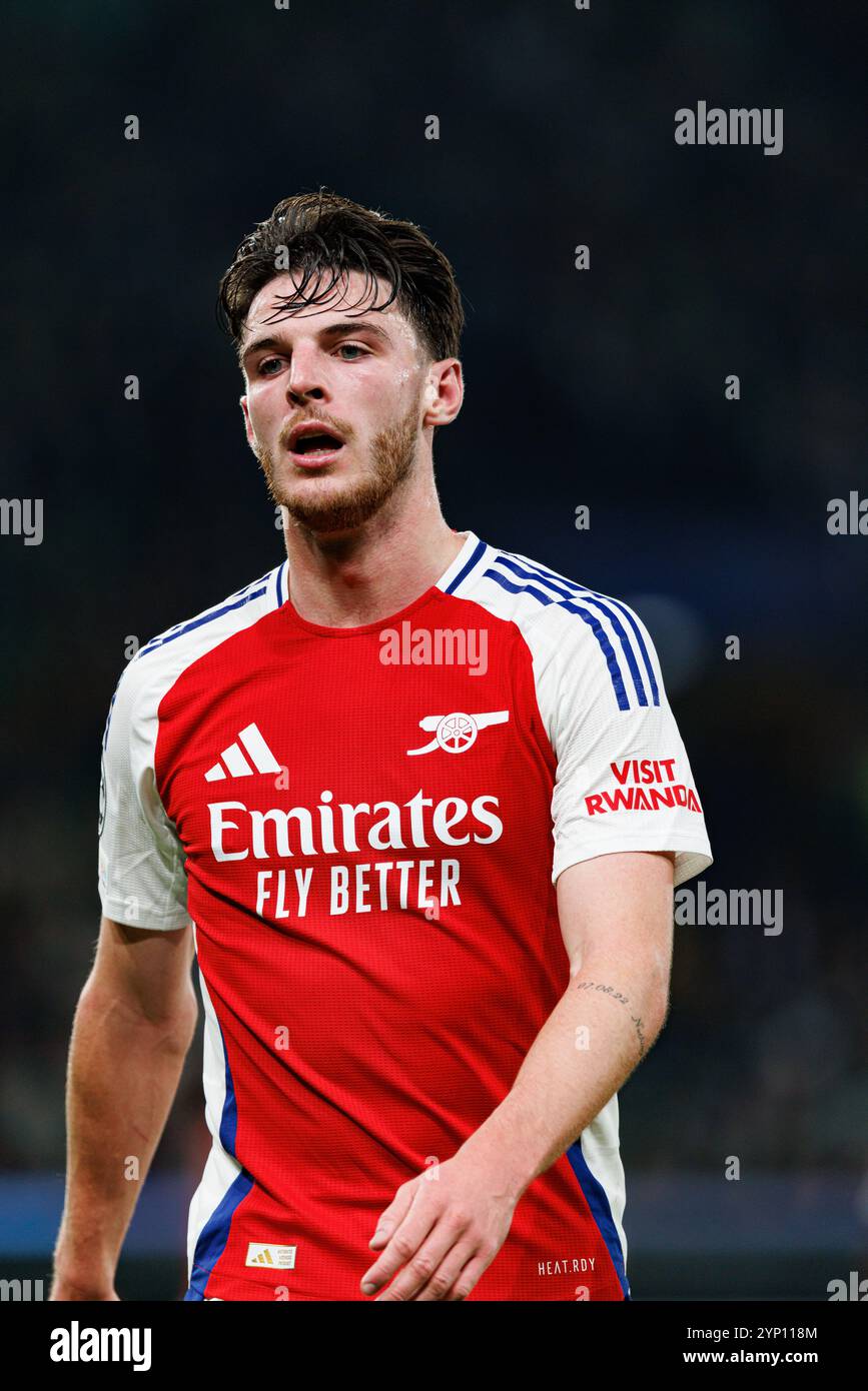 Declan Rice seen during UEFA Champions League game between teams of ...