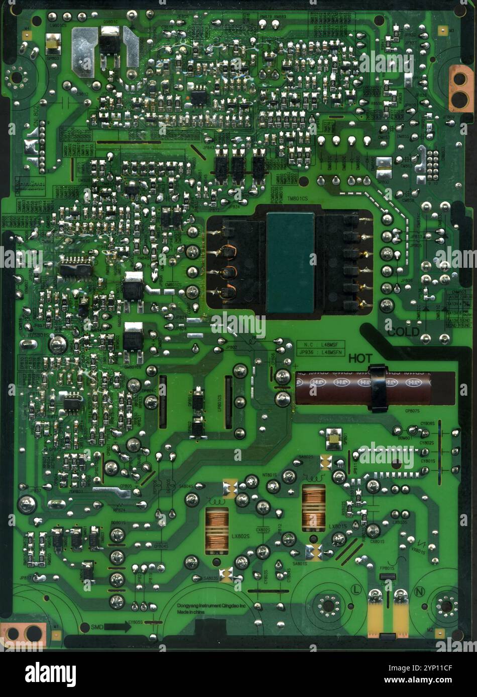Circuit Board With Electrons Electronic Circuit Board Close Up Computer Motherboard