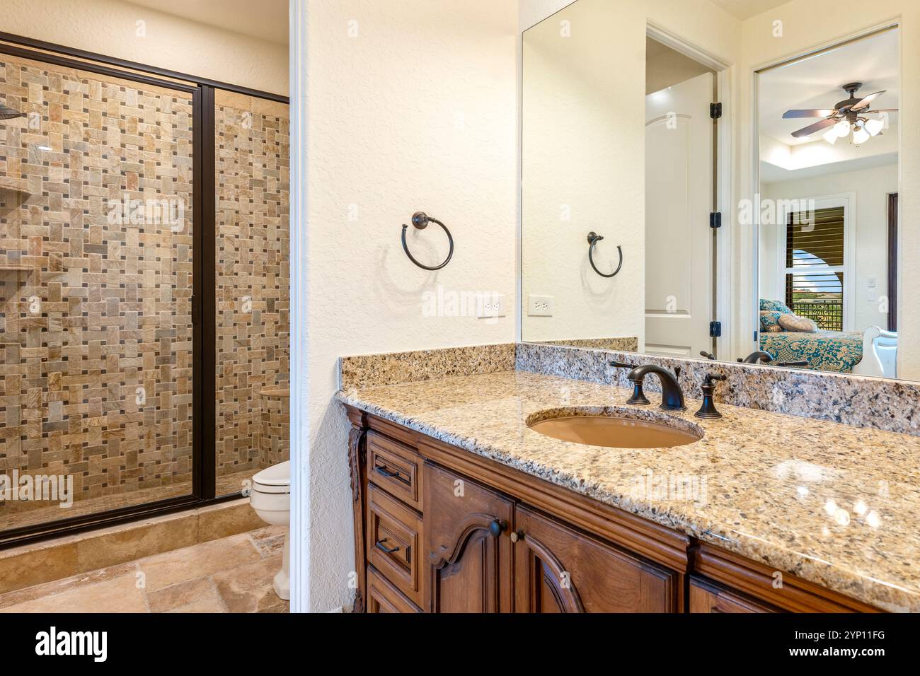 Shower and sink setup hi-res stock photography and images - Alamy