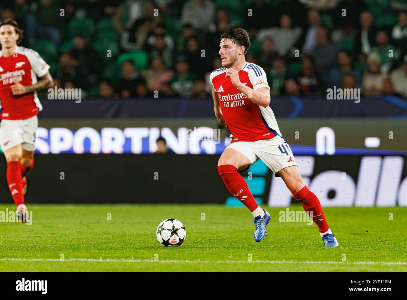 Declan Rice seen during UEFA Champions League game between teams of ...