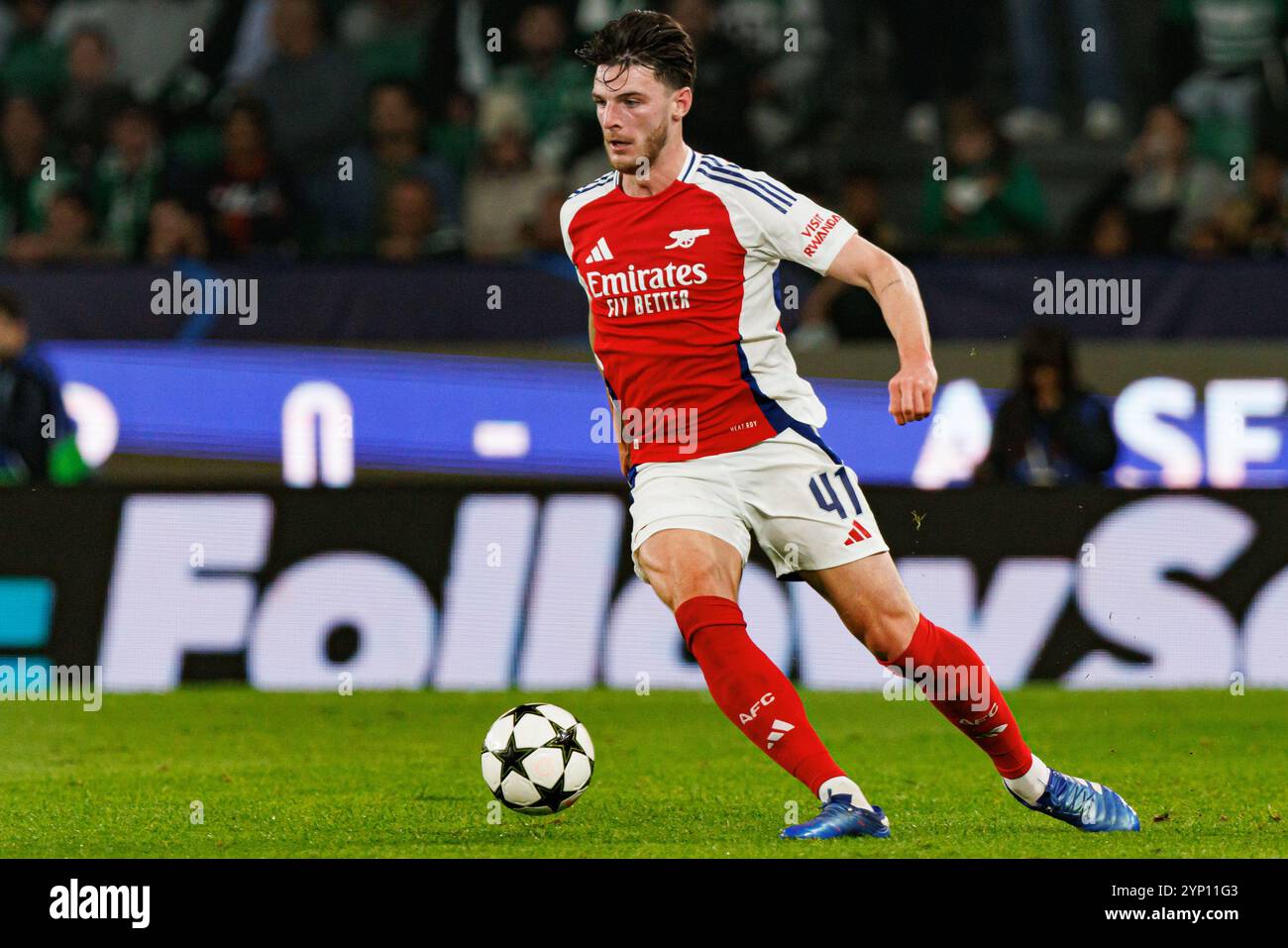 Declan Rice seen during UEFA Champions League game between teams of ...