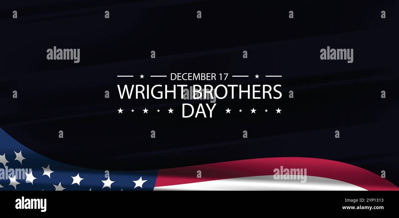 Celebrating Aviation History Wright Brothers Day on December 17 Stock ...