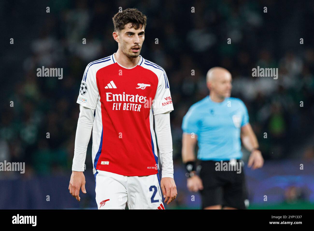 Kai Havertz seen during UEFA Champions League game between teams of ...