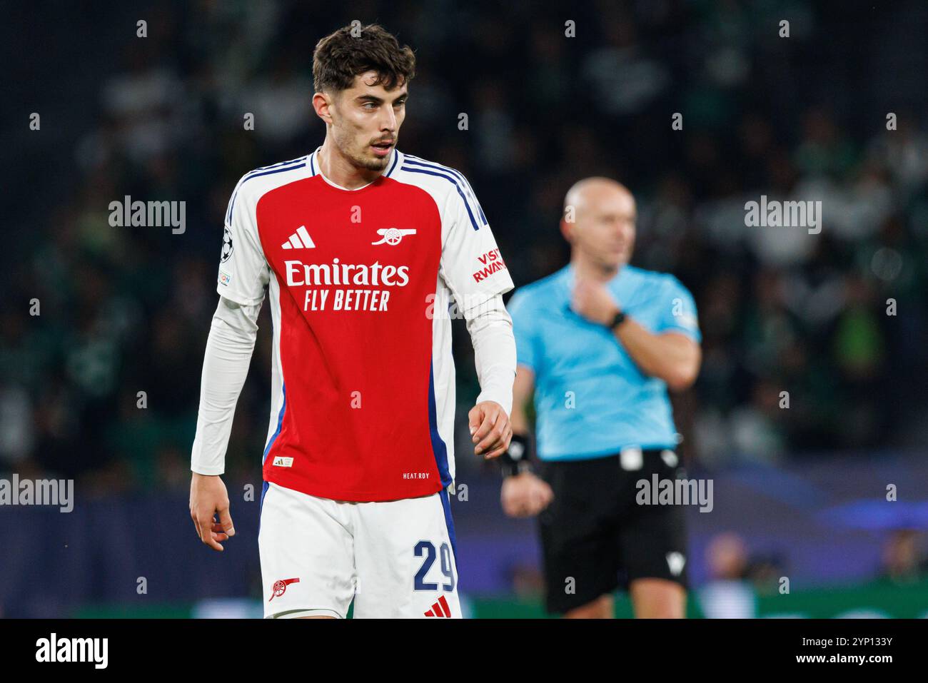 Kai Havertz seen during UEFA Champions League game between teams of ...