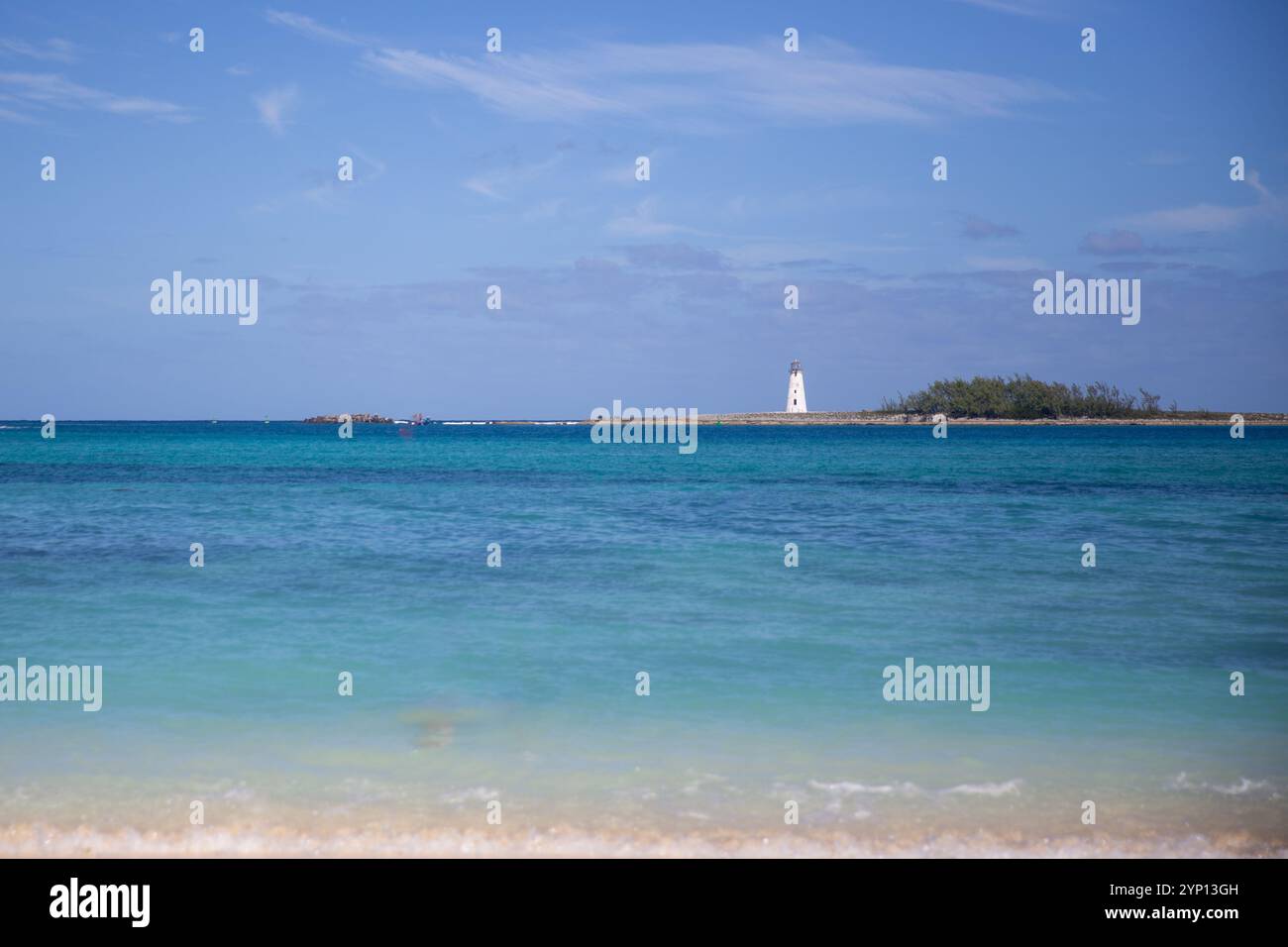 Nassau Bahamas Lighthouse along the bay Stock Photo - Alamy