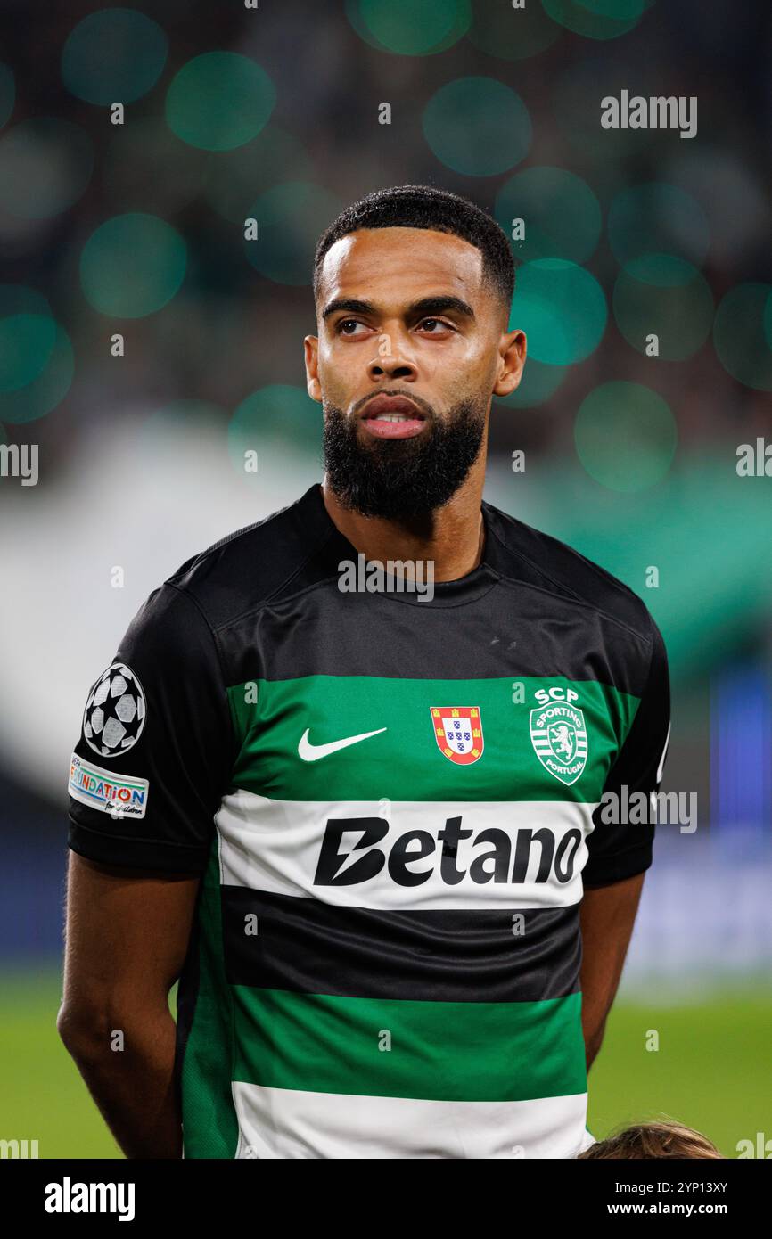 Jeremiah St. Juste seen during UEFA Champions League game between teams ...