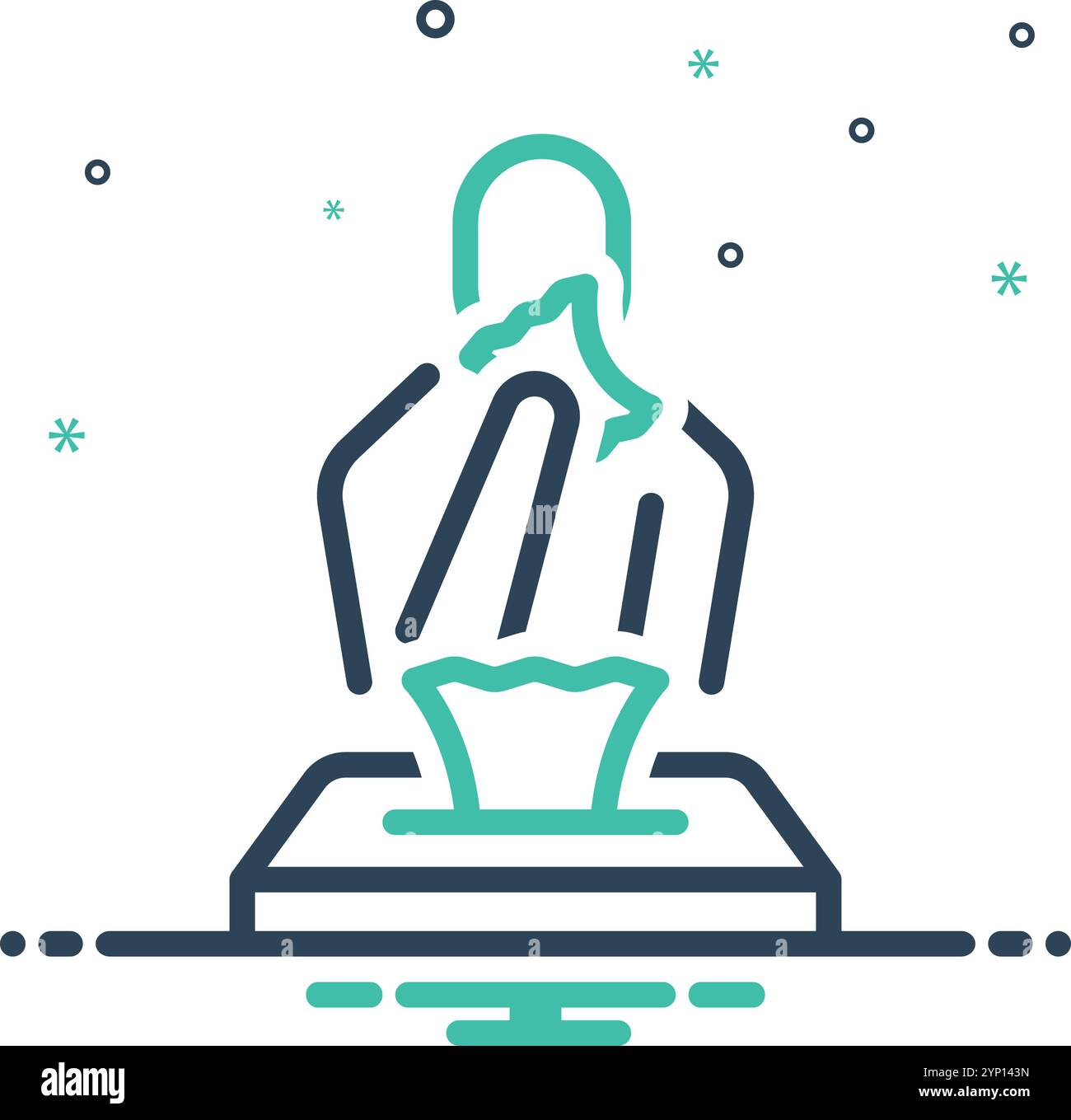 Sneeze and wipe Stock Vector Images - Alamy