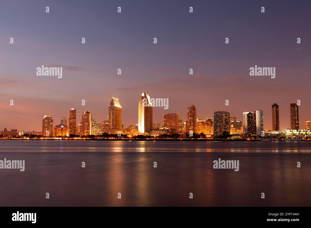San Diego Skyline from Coronado Island Stock Photo - Alamy