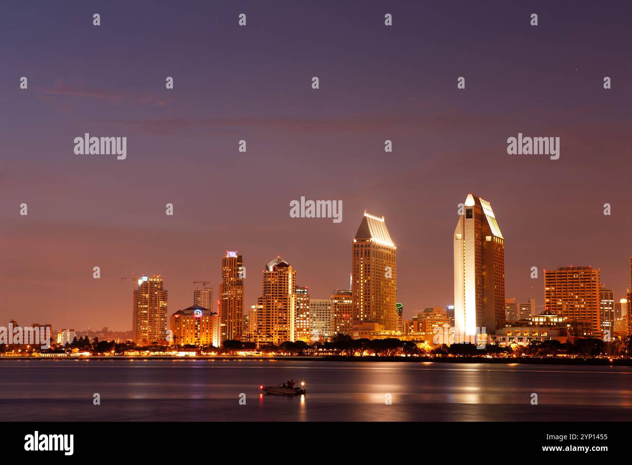 San Diego Skyline from Coronado Island Stock Photo - Alamy