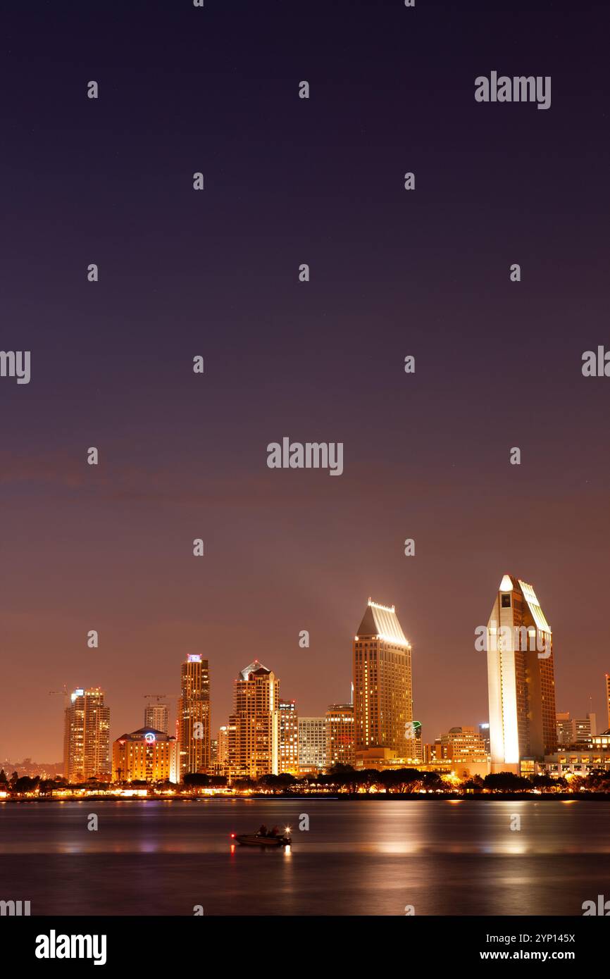 San Diego Skyline from Coronado Island Stock Photo - Alamy