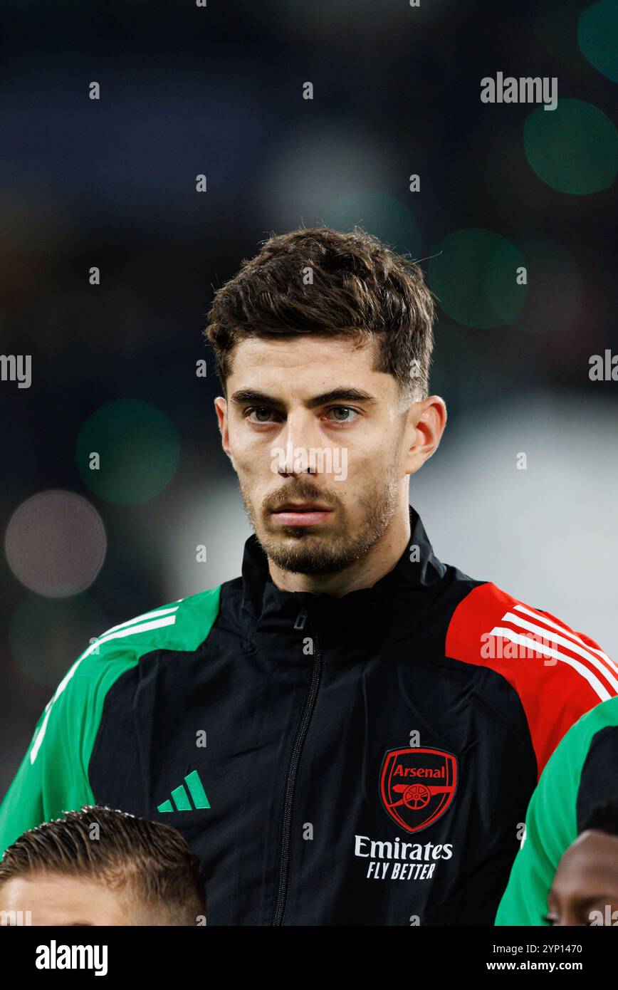 Kai Havertz seen during UEFA Champions League game between teams of ...