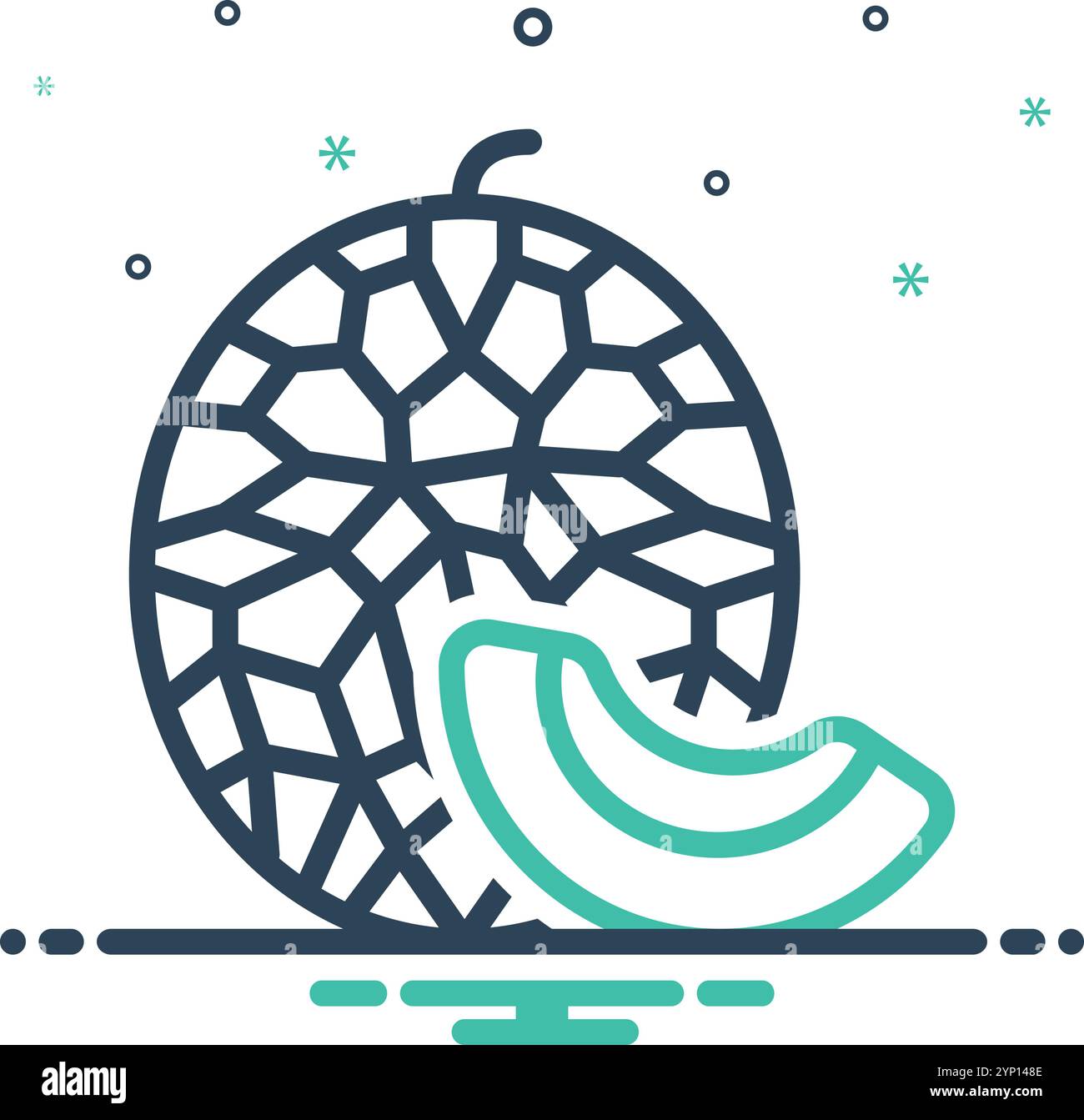 Icon for melon, cucurbitaceae Stock Vector Image & Art - Alamy