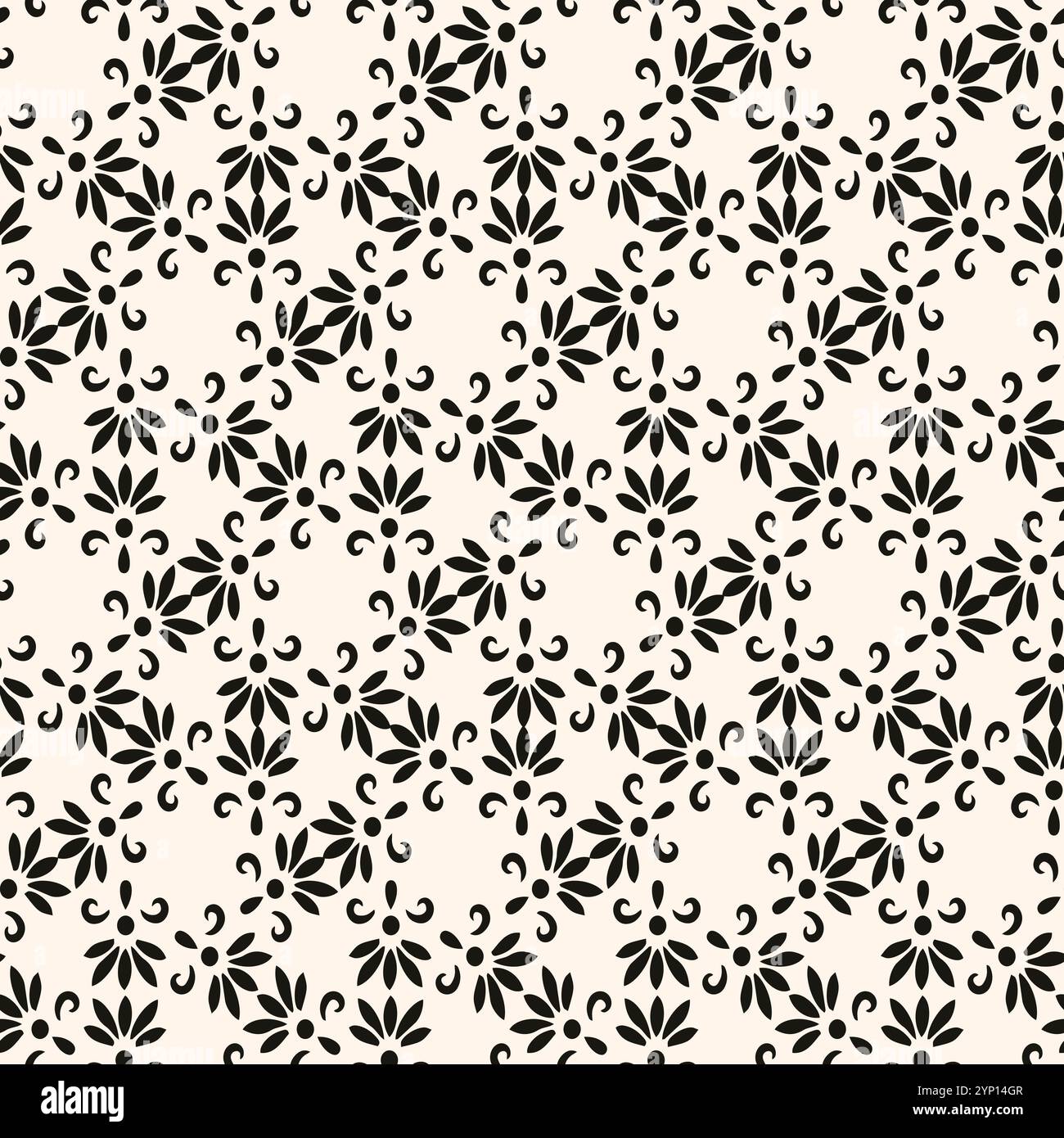 Simple minimalist floral pattern. Minimal seamless texture with small ...