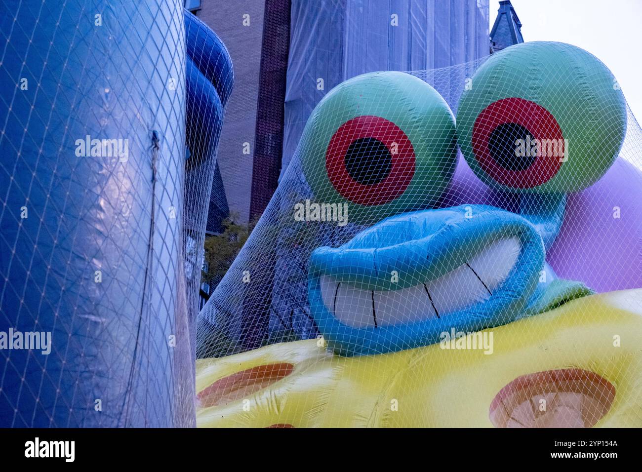 Close up of Gary the Snail sitting ontop of the SpongBob balloon. Every ...