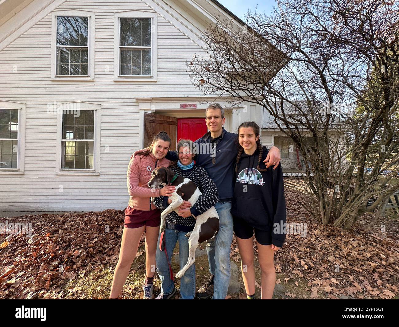 The Mackenzies, from left to right, Lila, Jenny, John, Kate and their ...