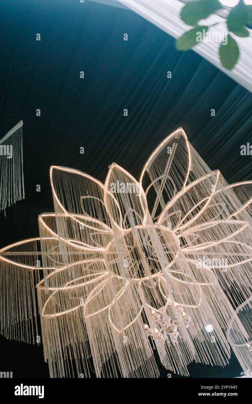 Creating a sparkling string of illumination hi-res stock photography ...