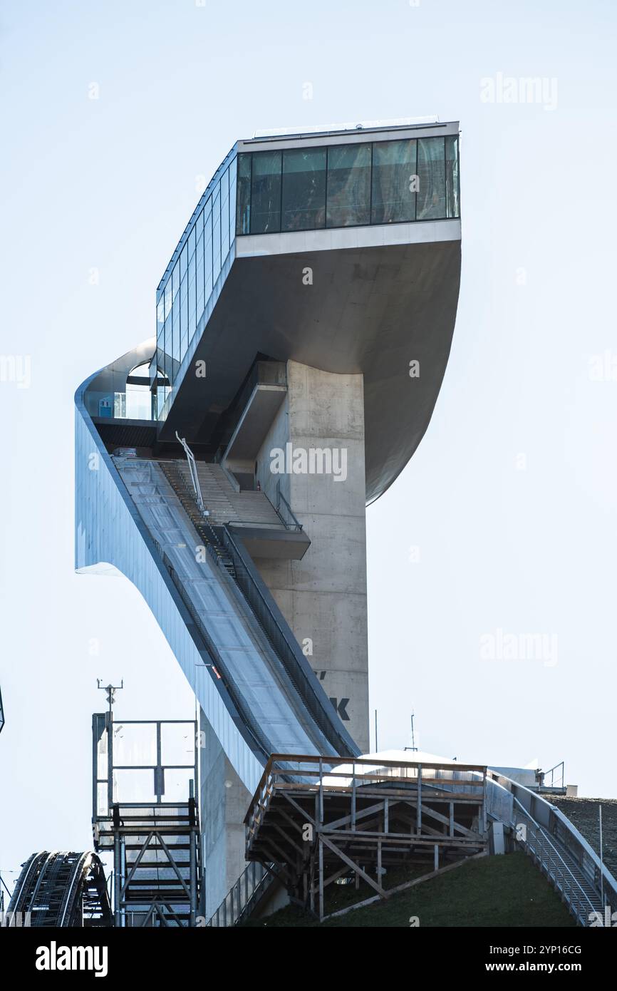 Innsbruck, Austria. 25th Nov, 2024. The Bergisel ski jump in Innsbruck ...