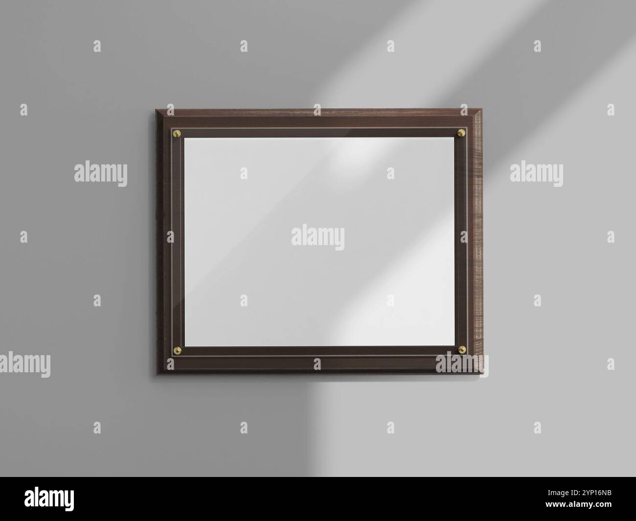 White Blank Certificate 3D Mockup for Photo Frame, Poster Frame, and ...