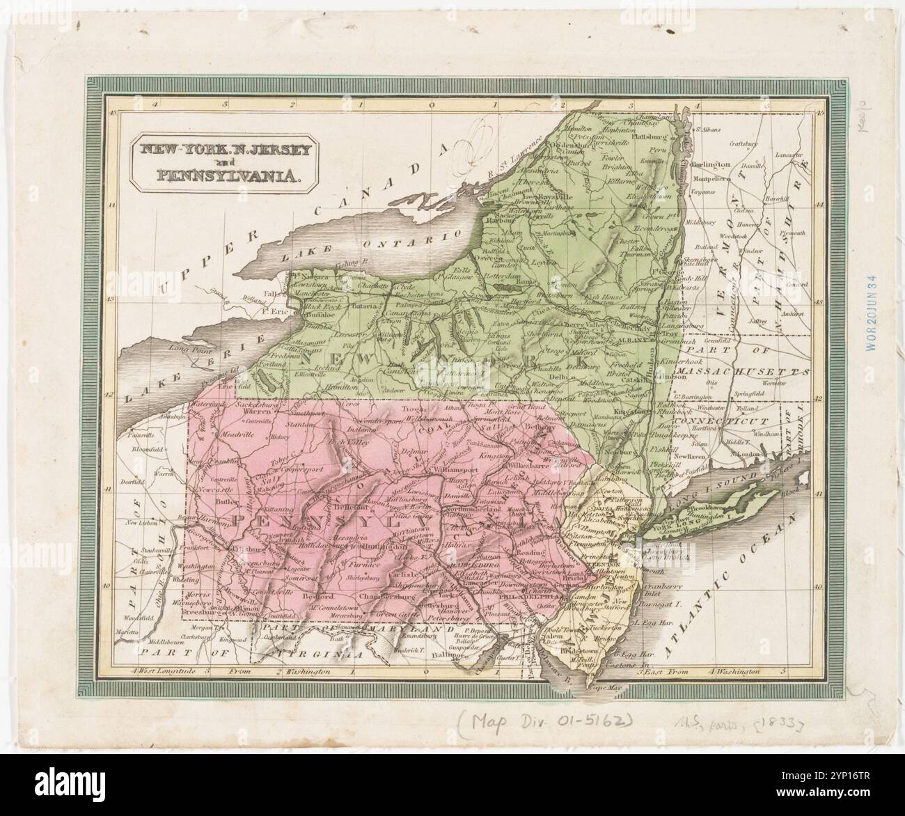 1833 map hi-res stock photography and images - Alamy