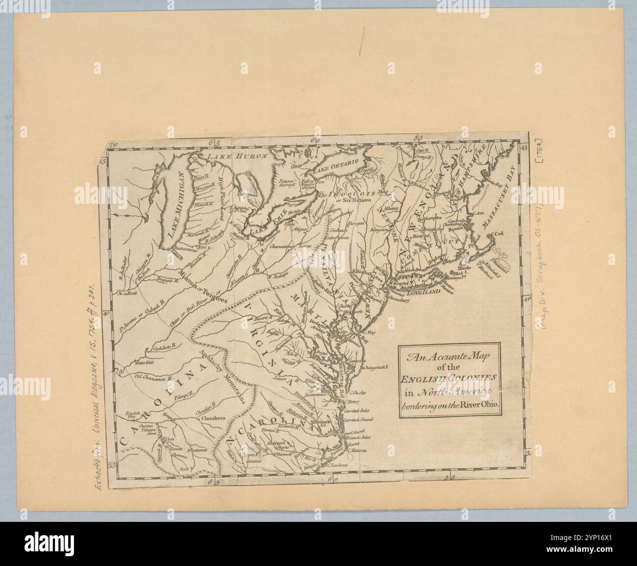 An accurate map of the English colonies in North America bordering on ...