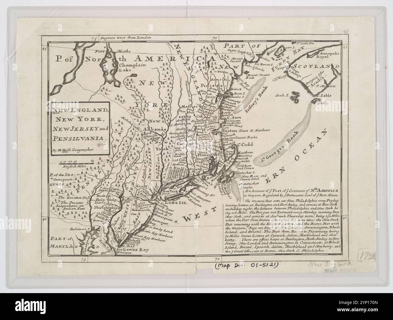 1732 map america hi-res stock photography and images - Alamy