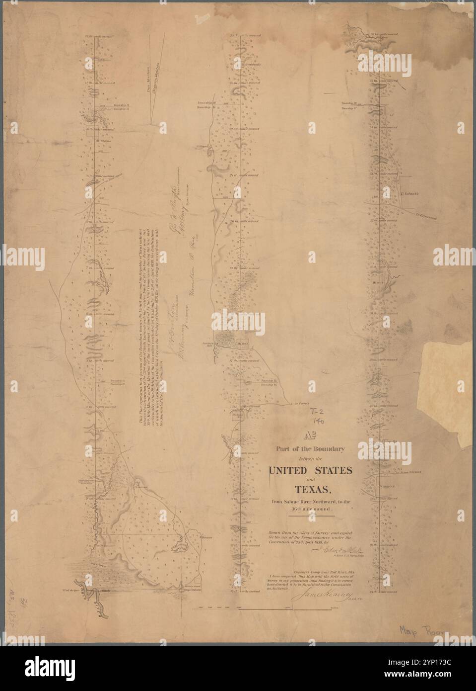 1846 map of texas hi-res stock photography and images - Alamy