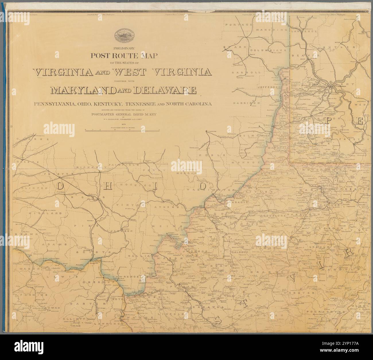 Preliminary post route map hi-res stock photography and images - Alamy