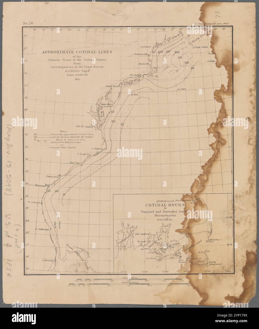Cotidal maps hi-res stock photography and images - Alamy