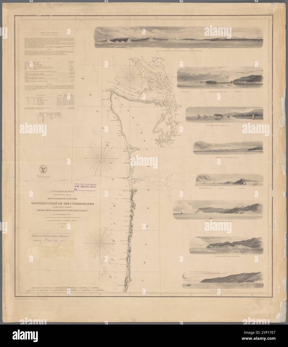 Reconnaissance of the western coast of the United States (northern ...