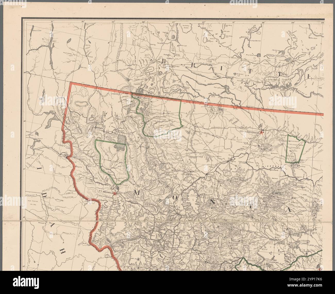 Map of the Department of Dakota, including Minnesota, North Dakota ...