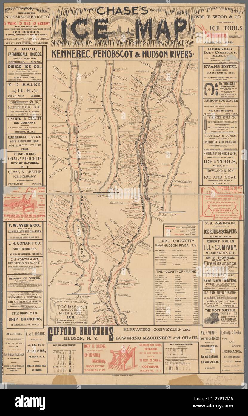 Chases ice map hi-res stock photography and images - Alamy